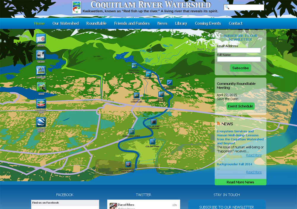 Coquitlam River Watershed - Website Design, Online Marketing, Website ...